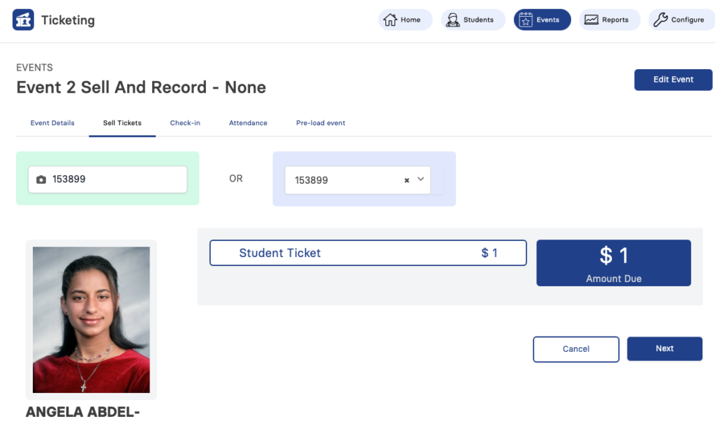 Sell Tickets – Software 4 Schools